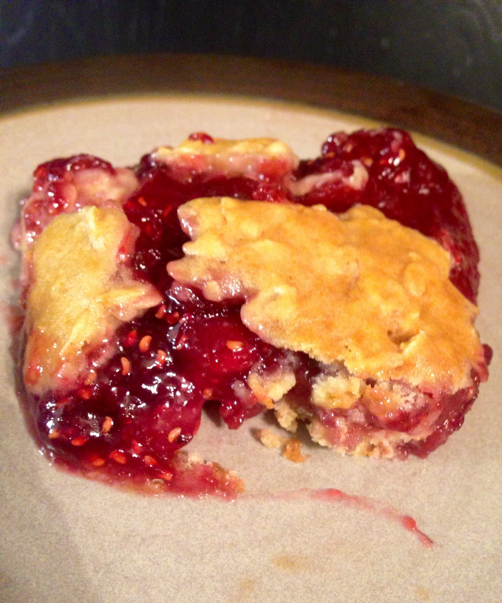 Raspberry Bar Recipe- Healthier! | Harleys and Heels